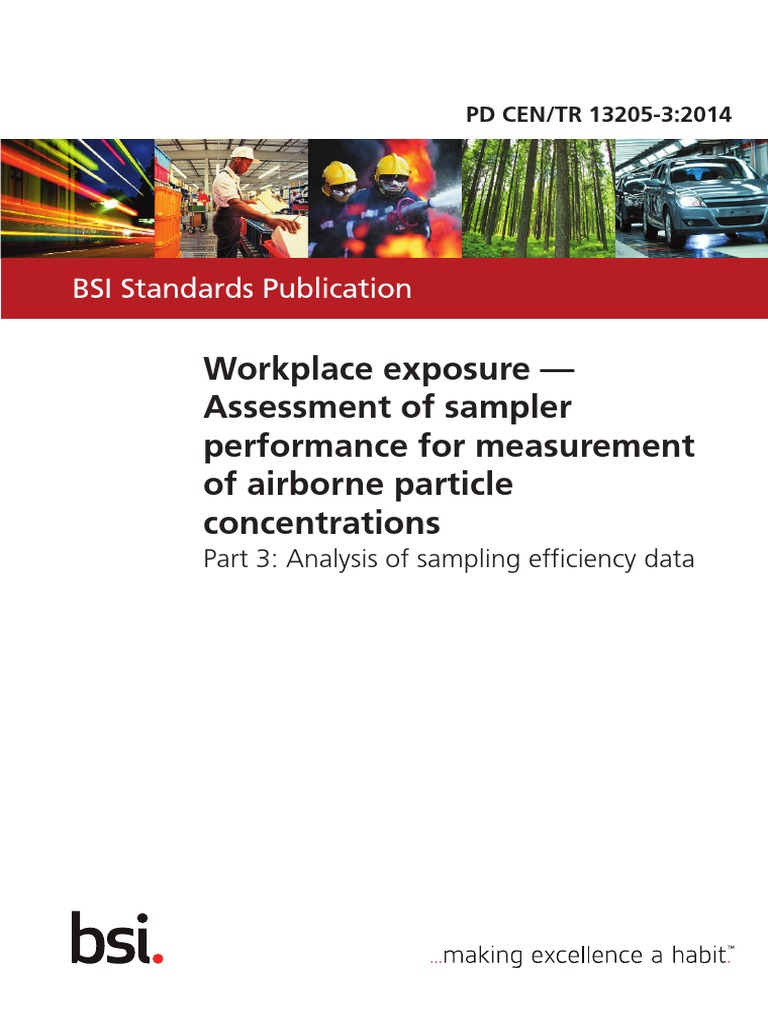 PD Cen TR 13205-3-2014 | PDF