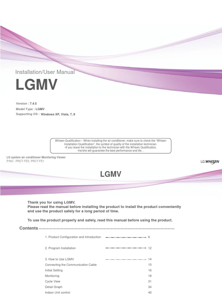 LGMV Manual ENG Version-7.4.5 | PDF