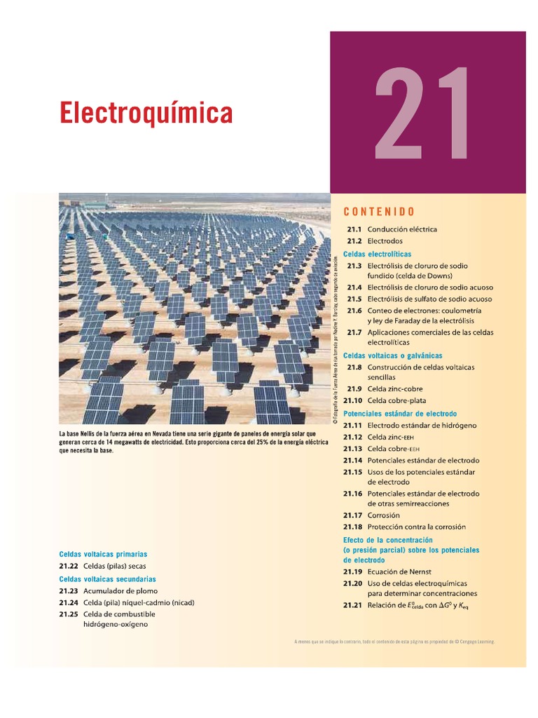 Electroquímica-Teoría | PDF
