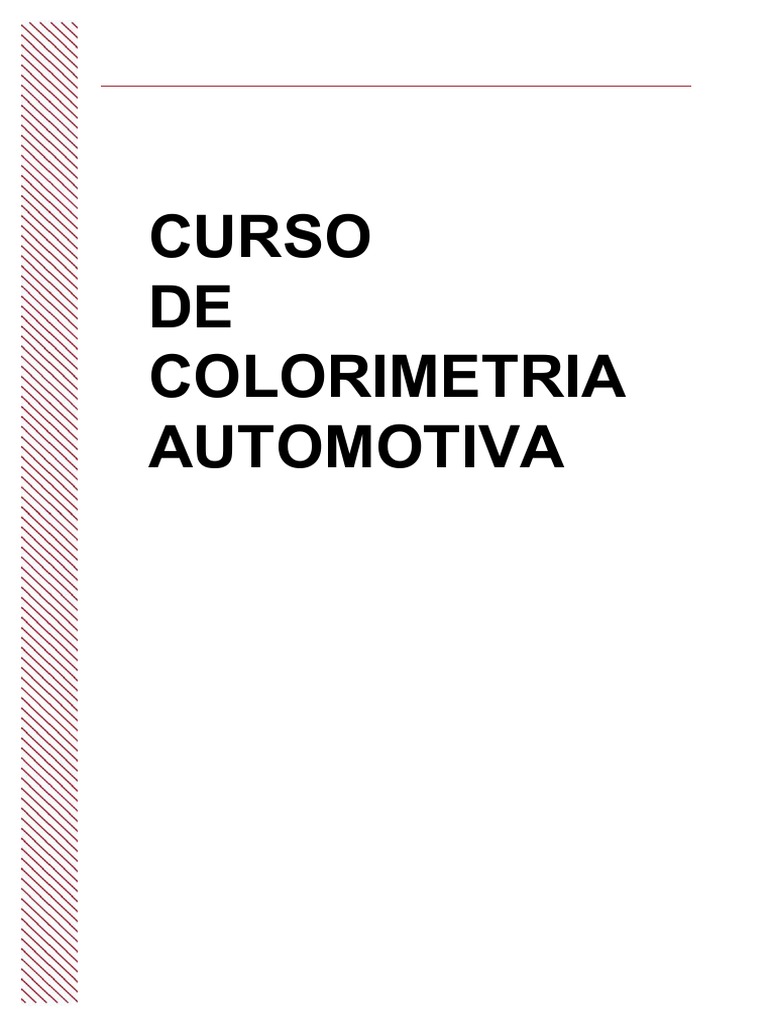 Cor e Colorimetria Automotiva | PDF | Cor | Luz