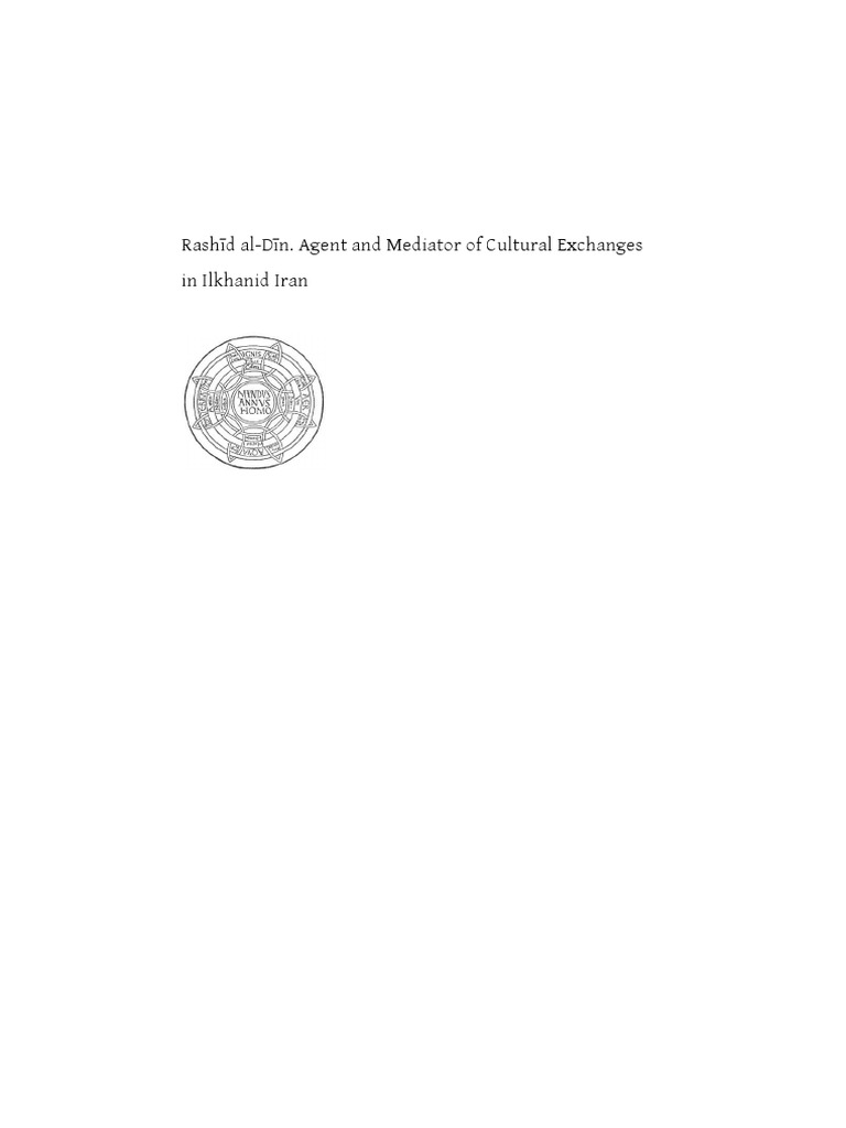 Rashid Al Din Agent and Mediator of Cult | PDF | Silk Road