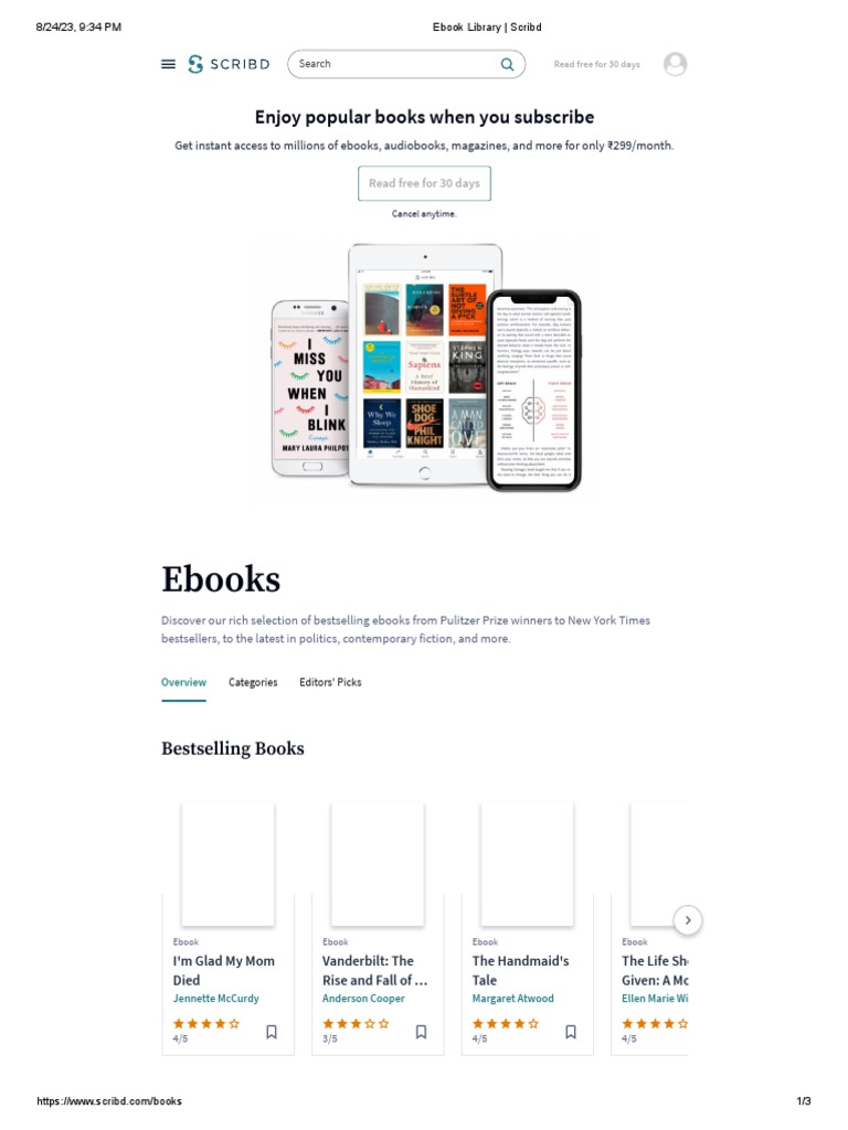 Ebook Library - Scribd | PDF | Scribd | Mass Media