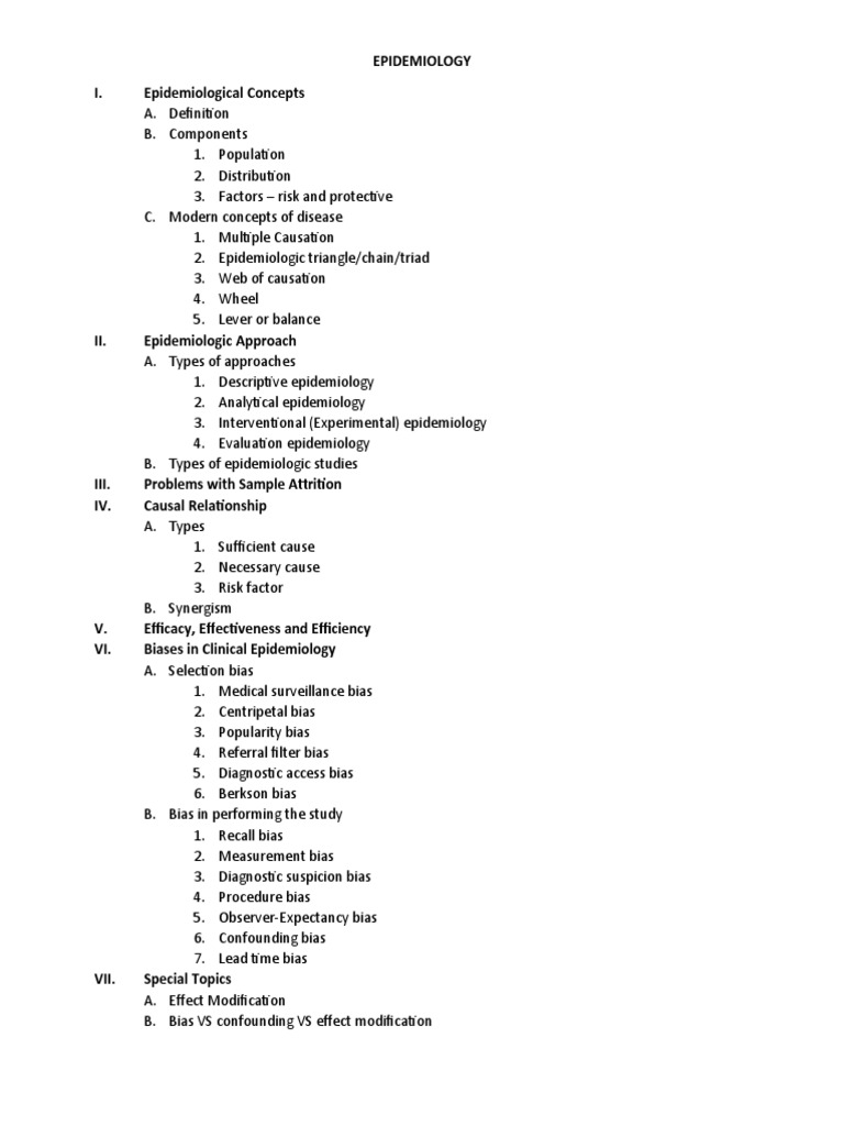 Basic Epidemiology | PDF
