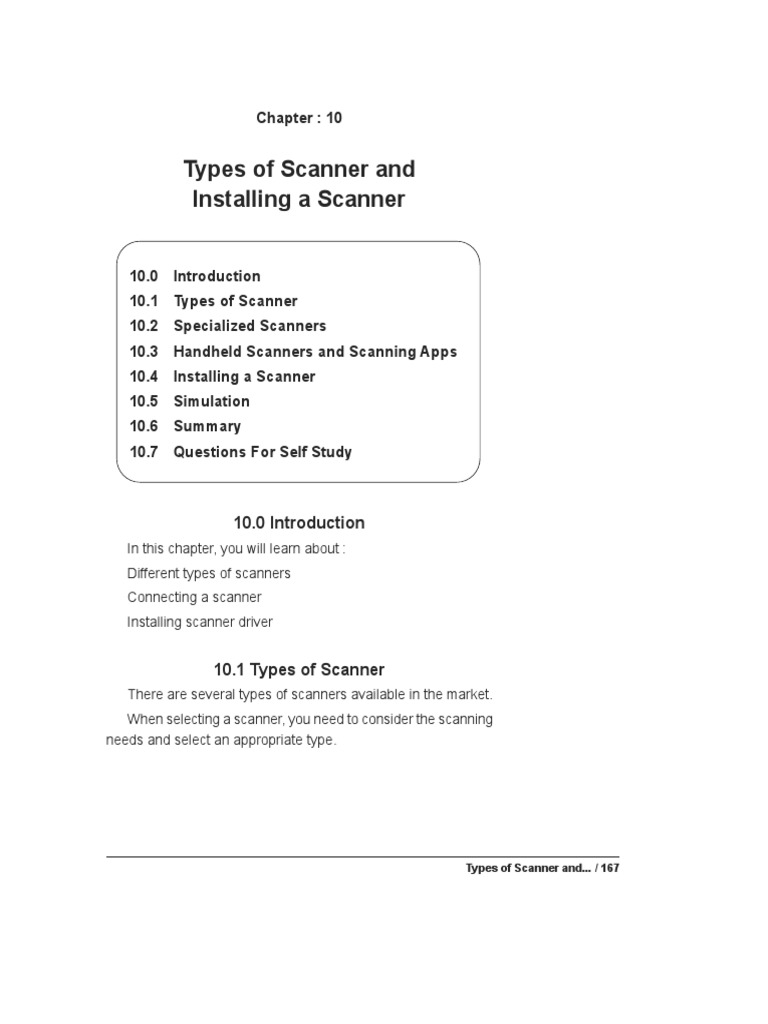 Ch. 10 Final 19-9-2022 | PDF | Image Scanner | Device Driver