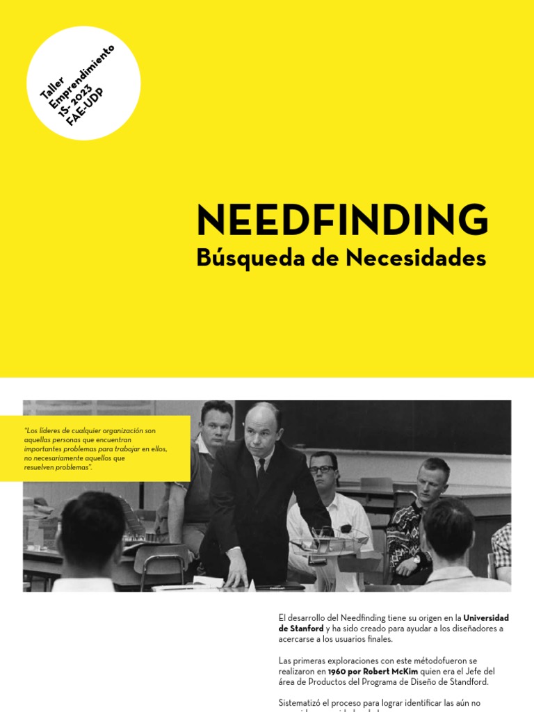 Artículo, NEEDFINDING_TACTICAS_1 | PDF