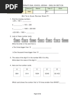 Special Number Worksheet - Grade 4 Cambridge Mathematics | PDF ...