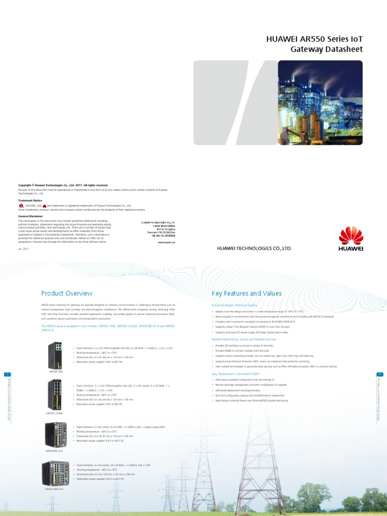 HUAWEI Series AR550 | PDF
