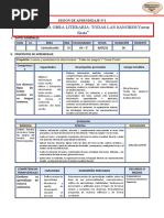 3°-4°-5° Sesión de Aprendizaje 1-Sem.1-El Peru Lee | PDF