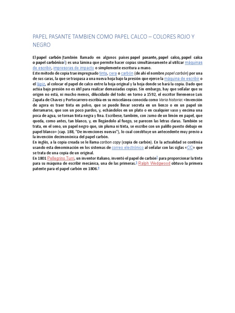 PAPEL PASANTE O PAPEL CALCO - COLORES | PDF