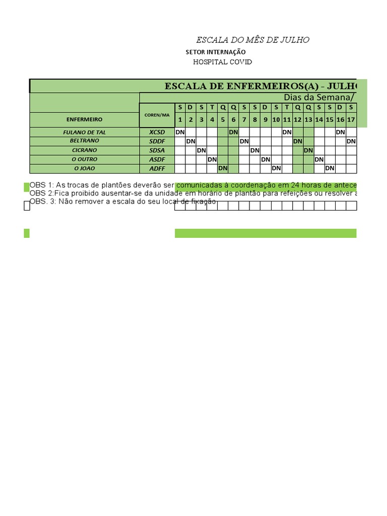 Exemplo de Escala | PDF