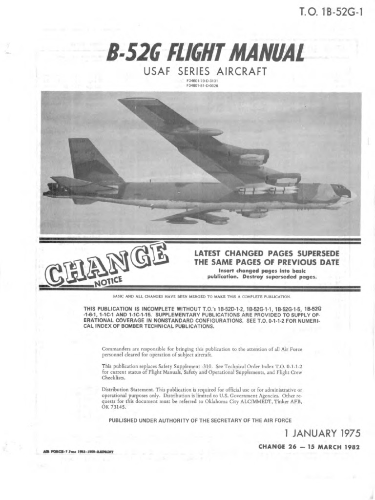 B-52G Flight Manual | PDF