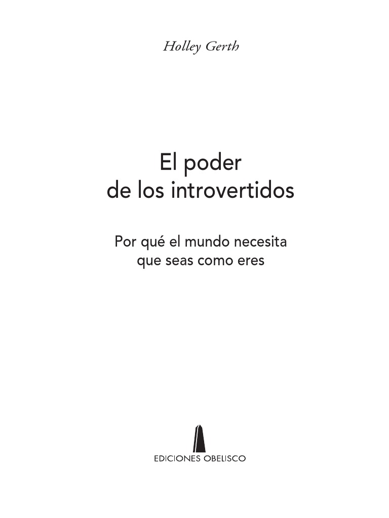Poder-de-los-introvertidos-El | PDF