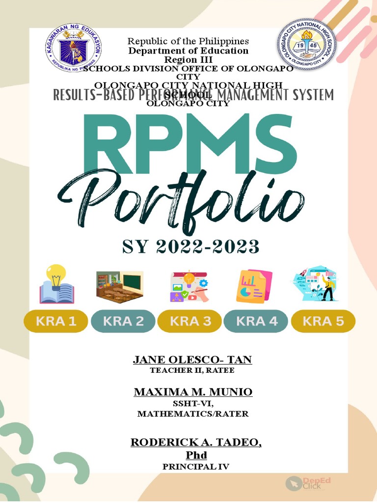 Rpms Portfolio Design 5 | PDF