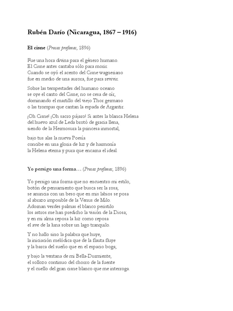 Antología - Ruben Darío | PDF