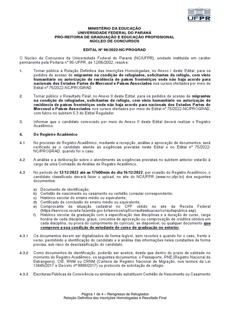 Publicacao Documento | PDF | Refugiado