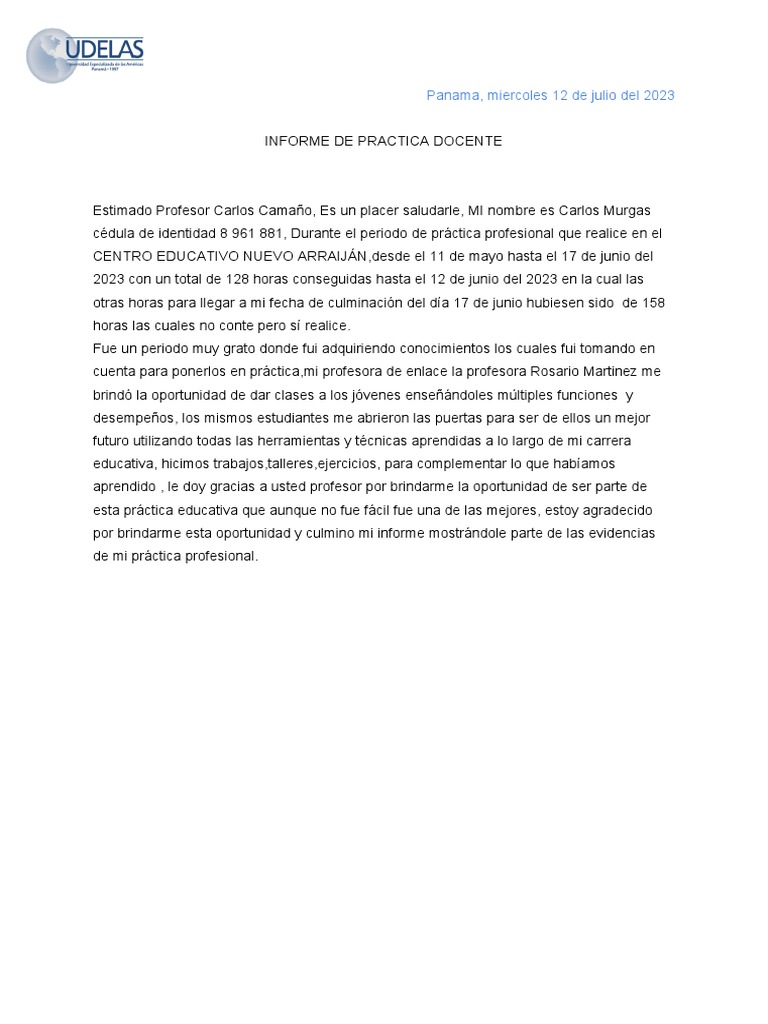 Informe 5 | PDF