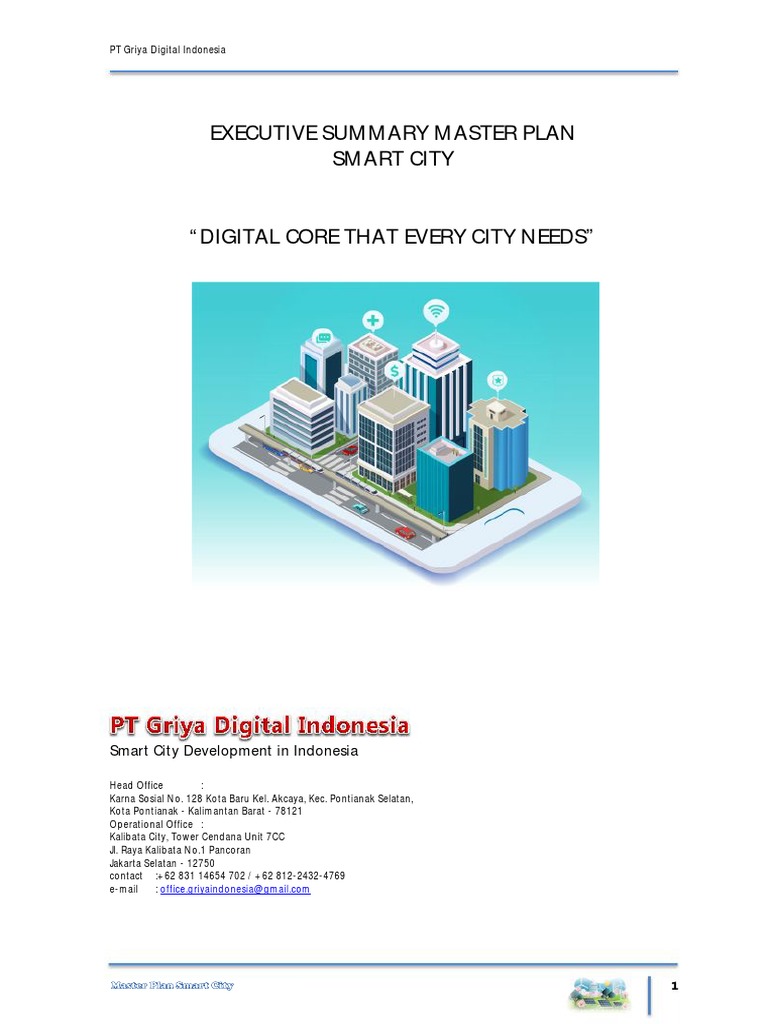 Master Plan Smart City | PDF