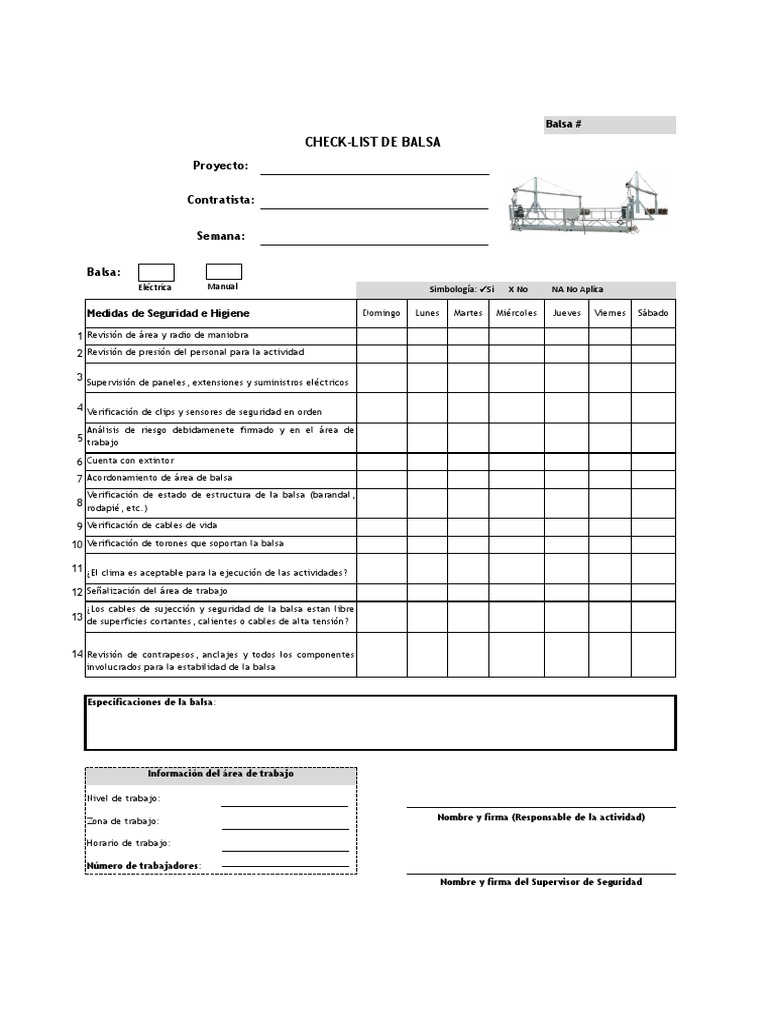 Check-List de Balsas | PDF