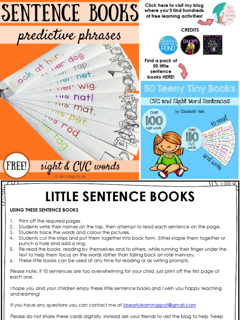 Little Sentence Books | PDF