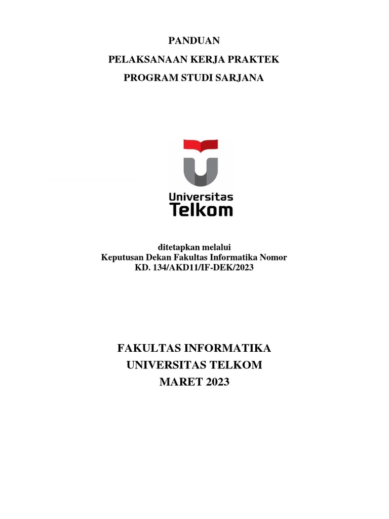 Panduan Kerja Praktek Fif 2023 | PDF