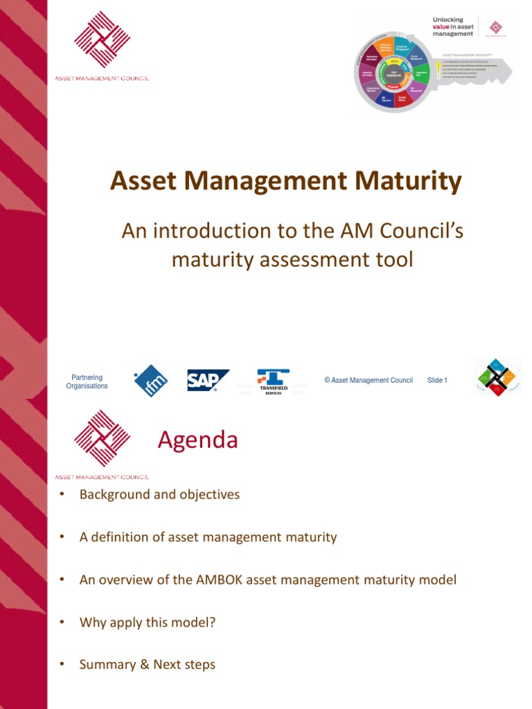 Asset Management Maturity: An Introduction To The AM Council's Maturity Assessment Tool | PDF ...