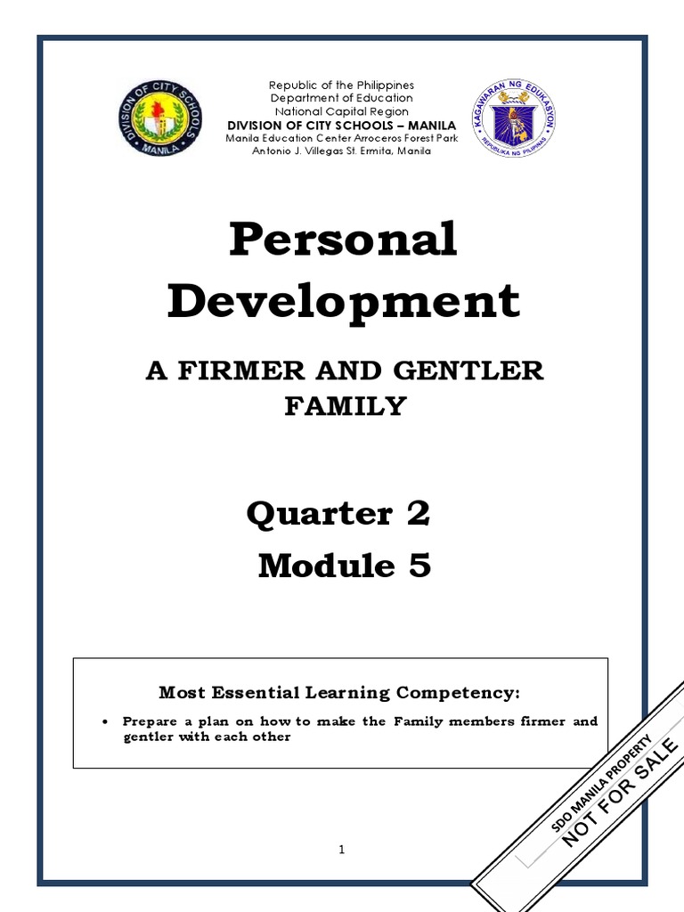 PERDEV Q2 Mod5 | PDF | Family | Communication