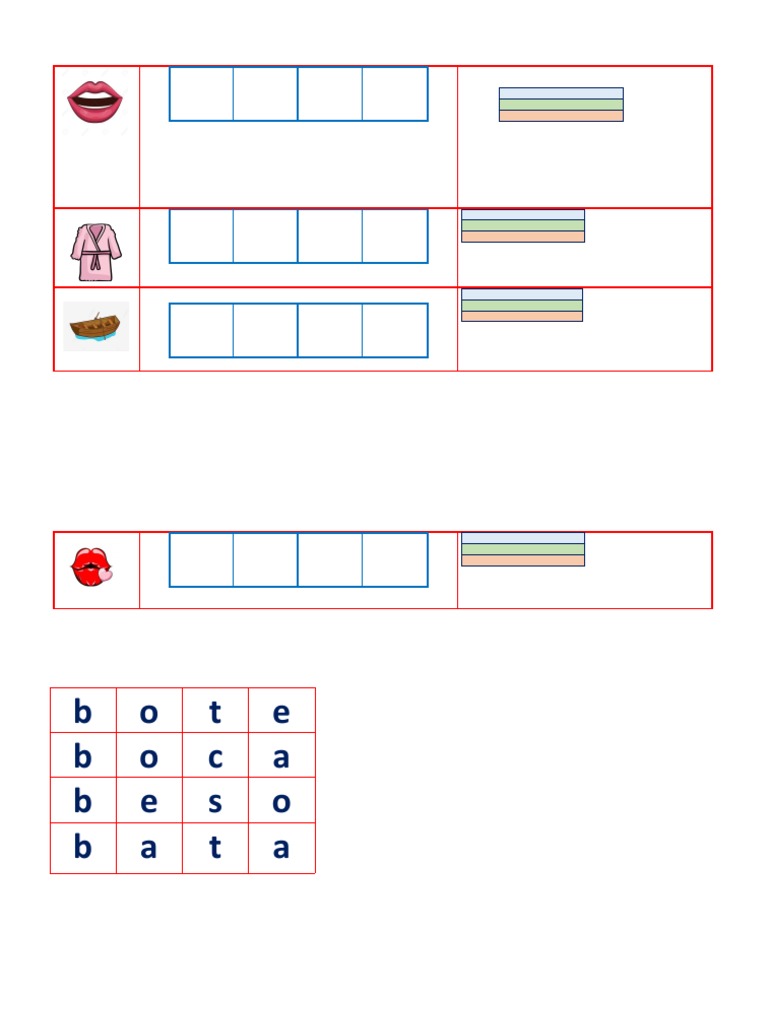 Actividad Letra B | PDF
