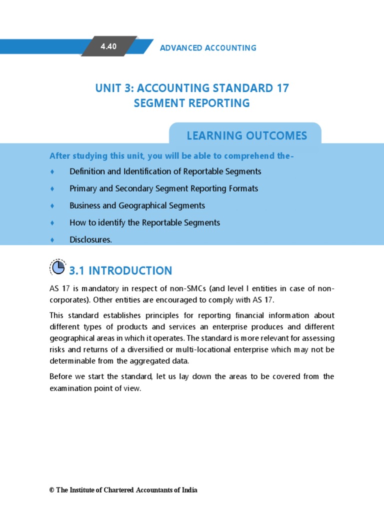 AS 17 Segment Reporting Guide | PDF | Expense | Depreciation
