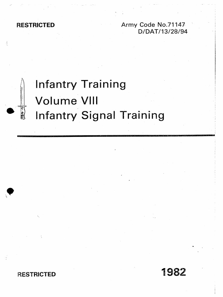 UK-PRC320 Infantry Signal Training | PDF