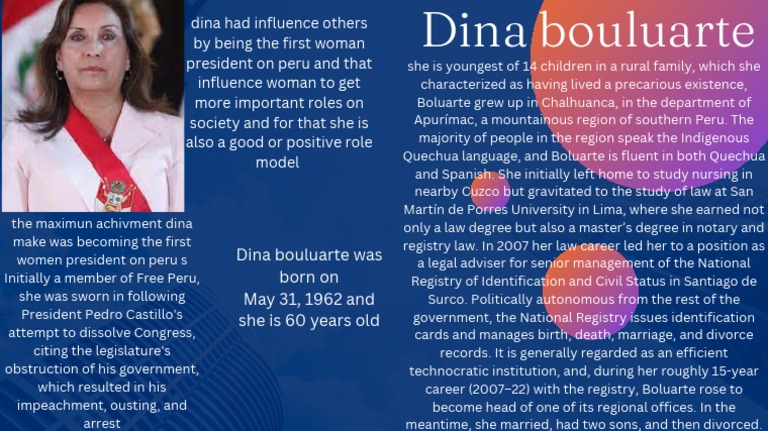 Peru's First Female President | PDF