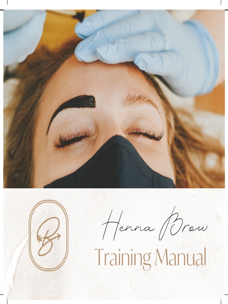 Bee Pampered Henna Bee Eyebrow Tint Training Manual | PDF | Wellness