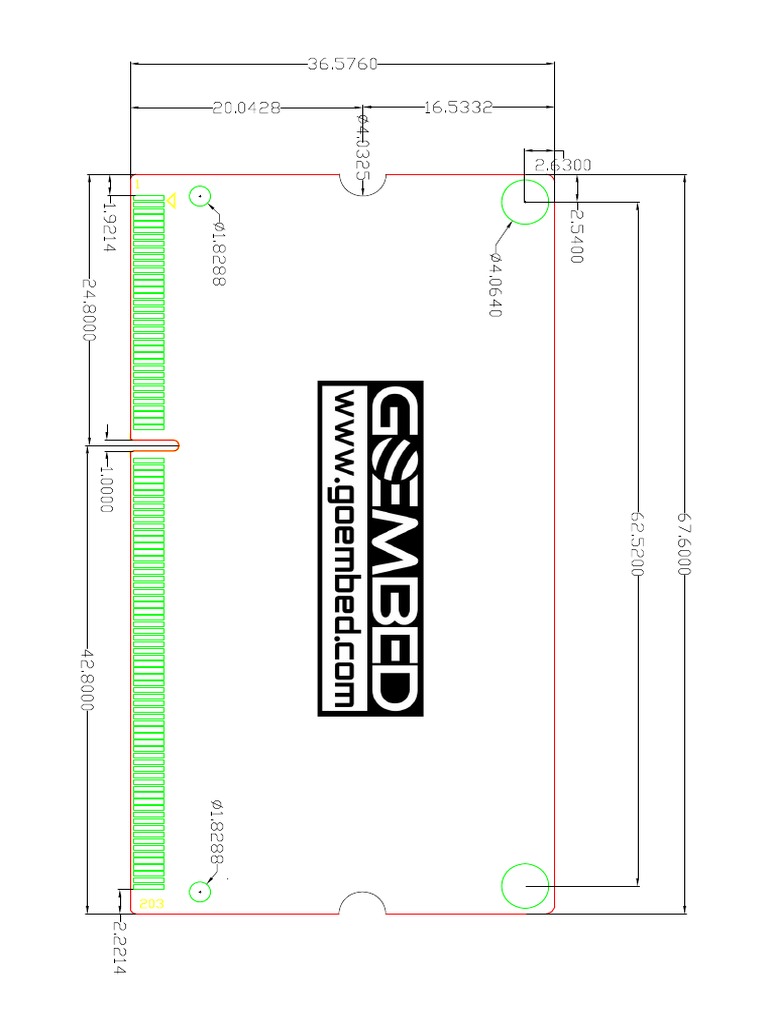 CM335x Dimensions | PDF