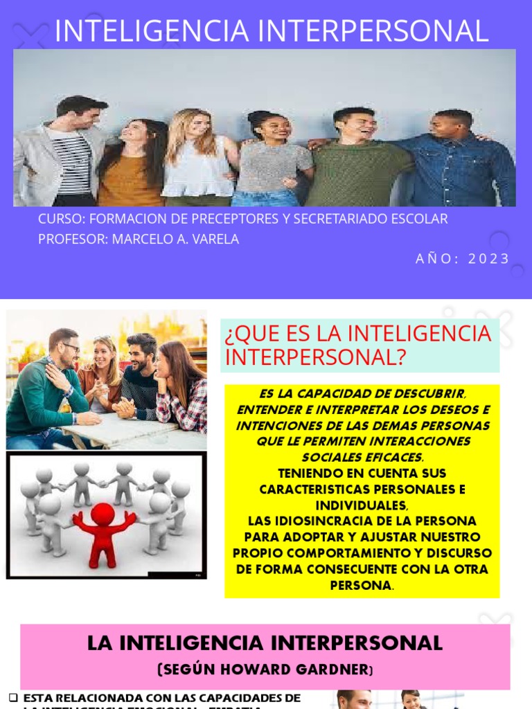 Inteligencia Interpersonal - 05 | PDF | Empatía | Inteligencia