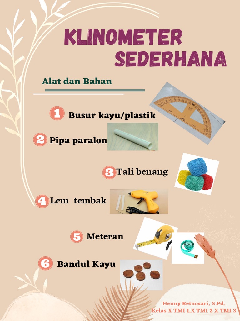 Klinometer Sederhana | PDF