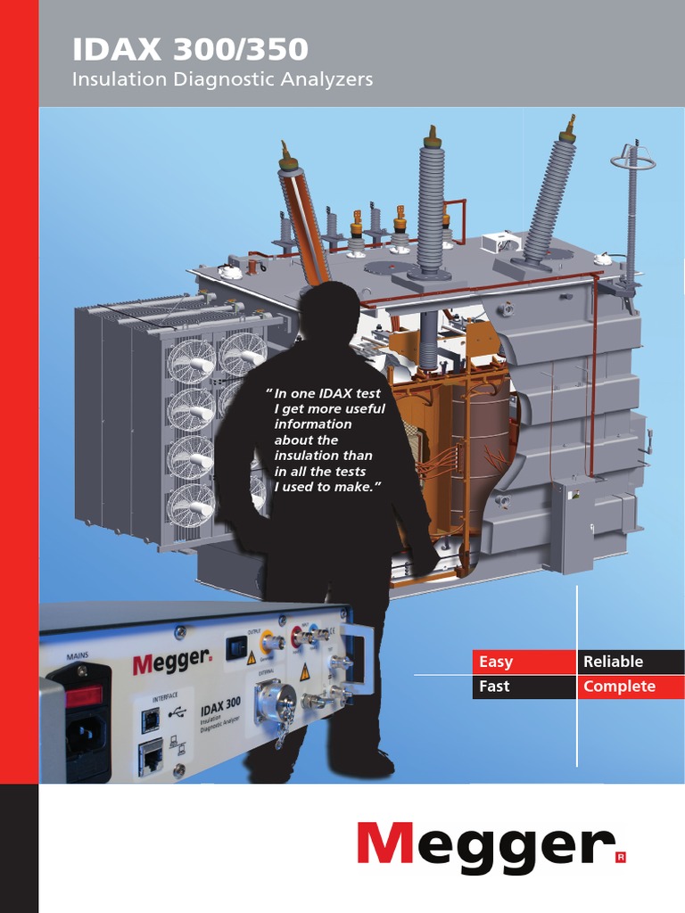 Megger IDAX300-350 Brochure | PDF | Transformer | Capacitor