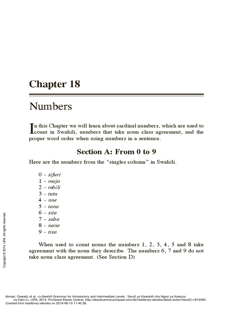 Numbers | PDF