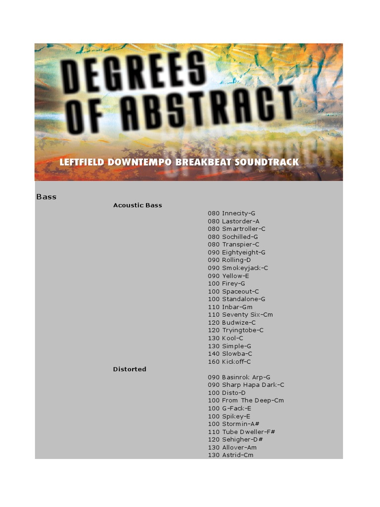 DoA Contents-1485337369237 | PDF | Musical Instruments | Music Technology