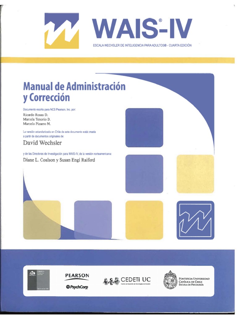 WAIS Manual | PDF