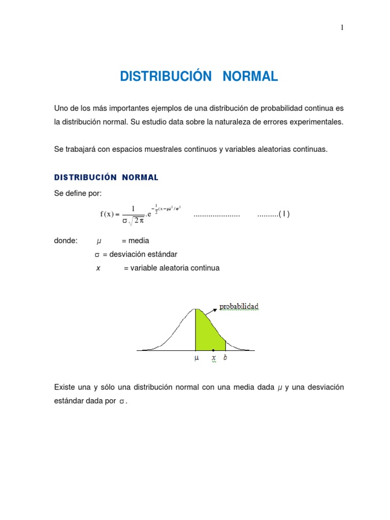Distribucion Normal 2021-II | PDF | Distribución normal | Modelos estadísticos