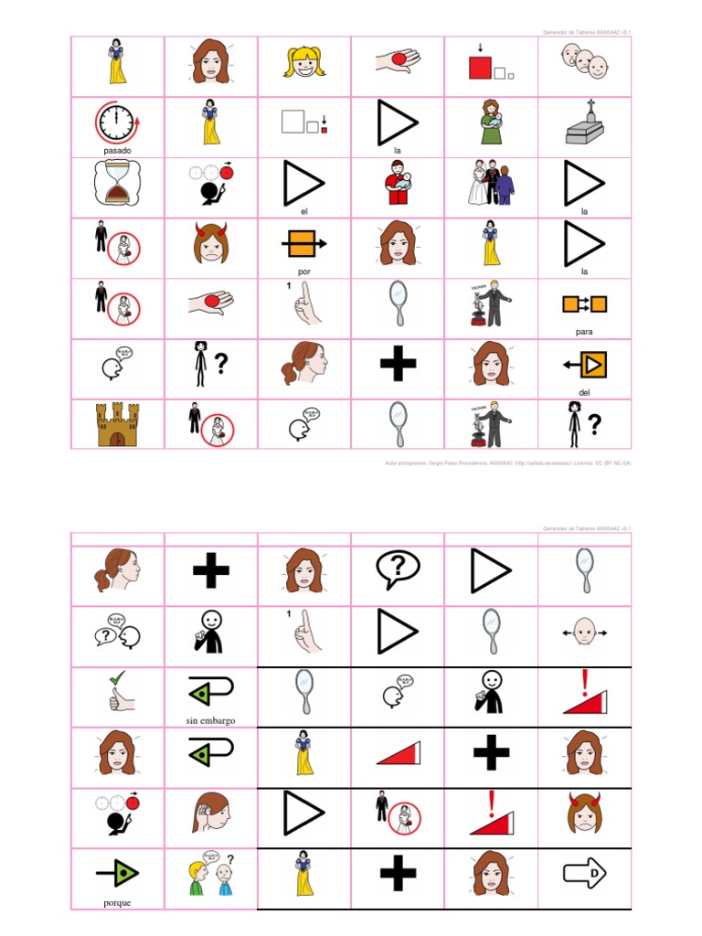 Cuento Pictogramas | PDF