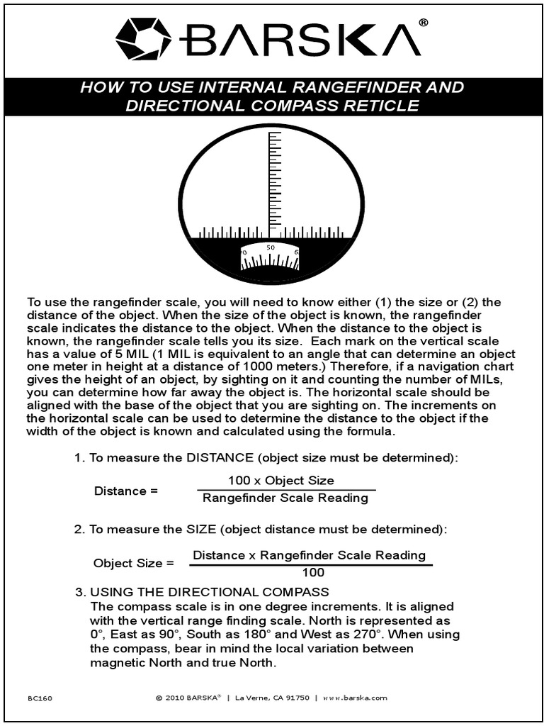 Rangefinder Compass | PDF