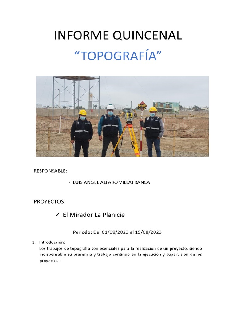 Informe Anthony | PDF