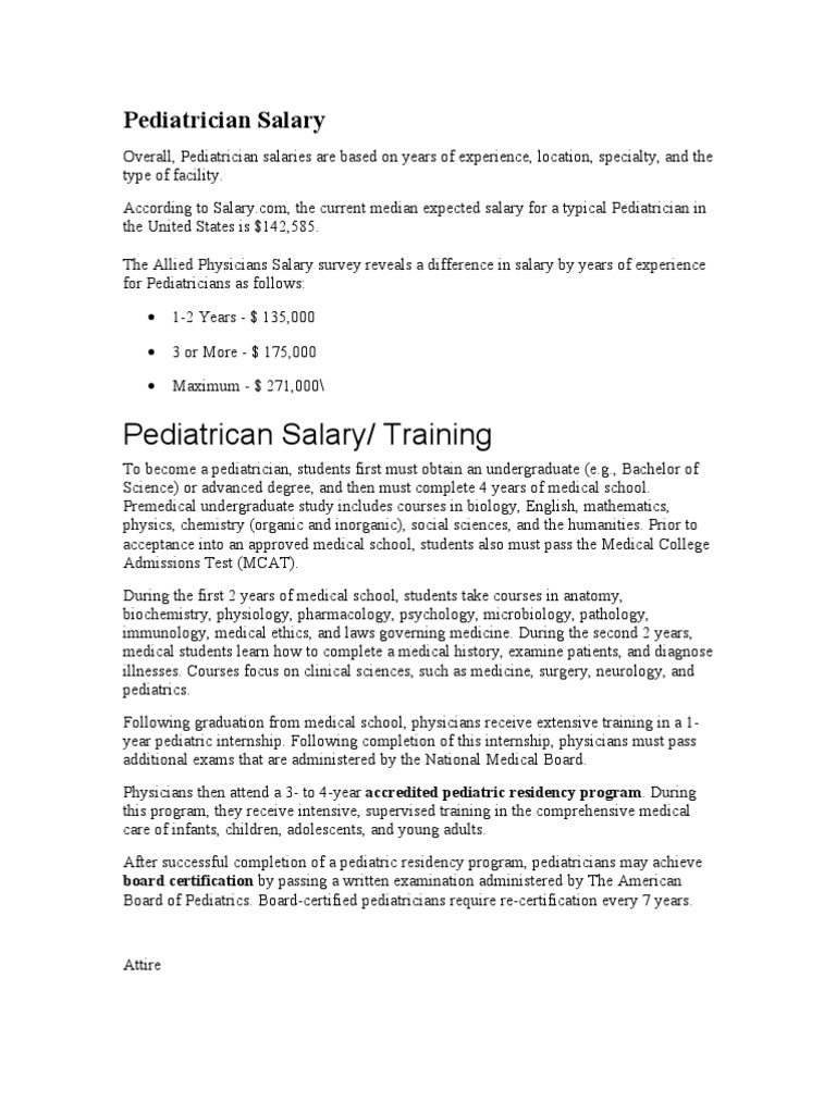 Project | Download Free PDF | Pediatrics | Medical School