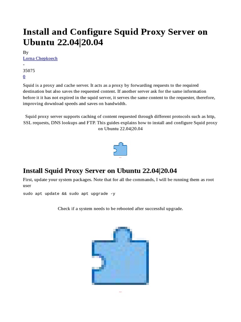 Squid Proxy 2 | PDF | Proxy Server | Information Technology Management