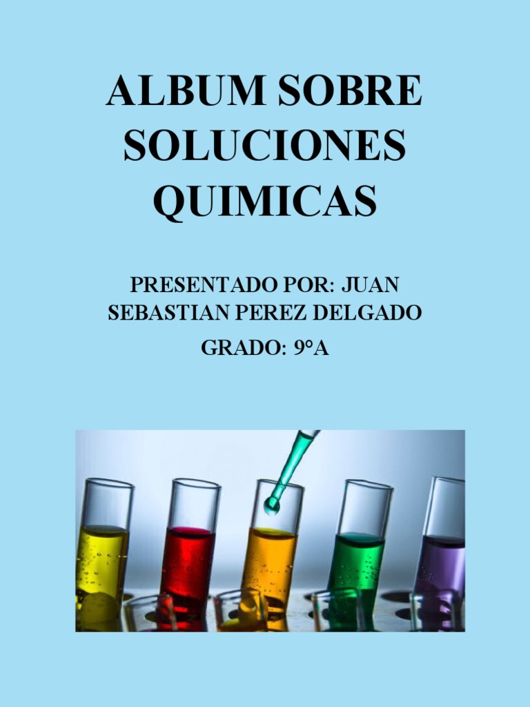 Tipos de Soluciones Químicas | PDF