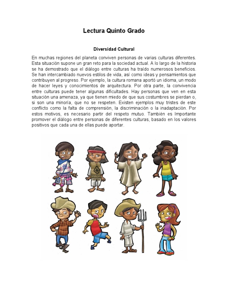 Lectura para Quinto Grado | PDF