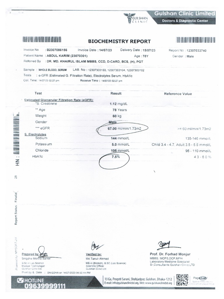 Medical Report | PDF