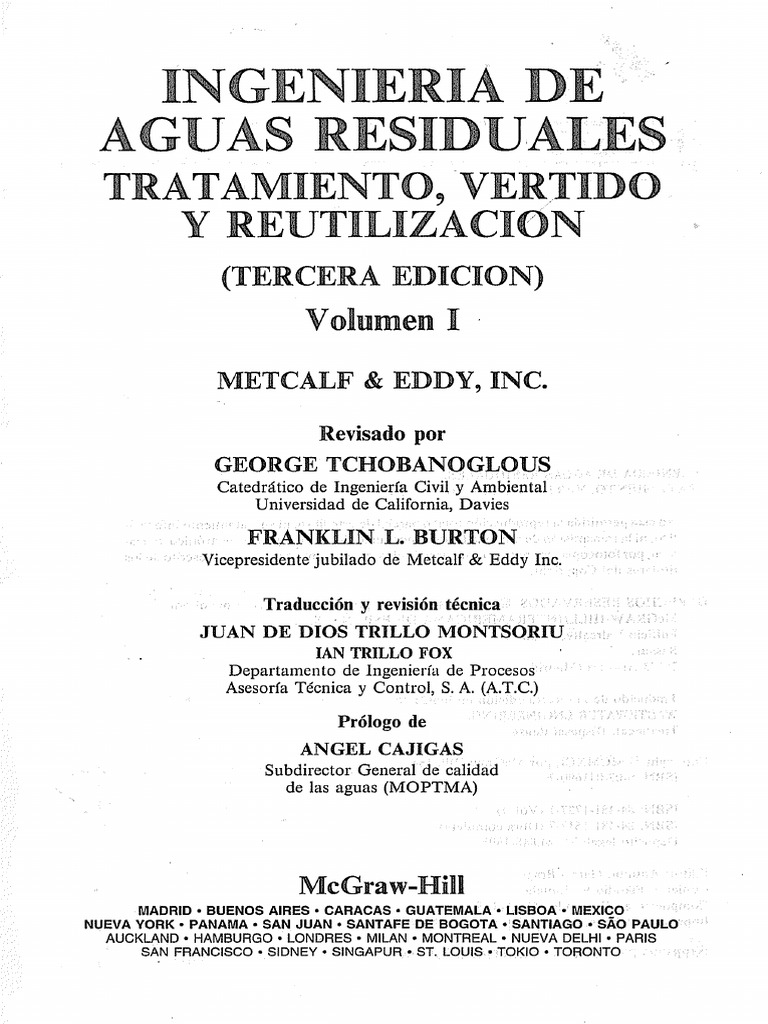 Ingenieria de Aguas Residuales - Metcalf Eddy - Completo-1-505 | PDF