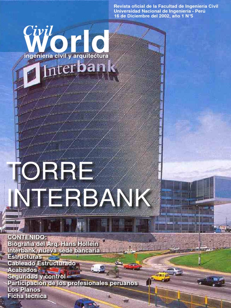 Torre Interbank 1 | PDF | Lima | Torre