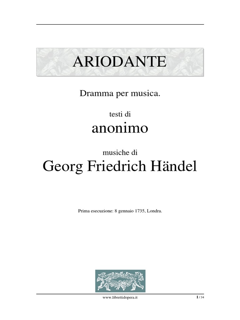 Ariodante | PDF
